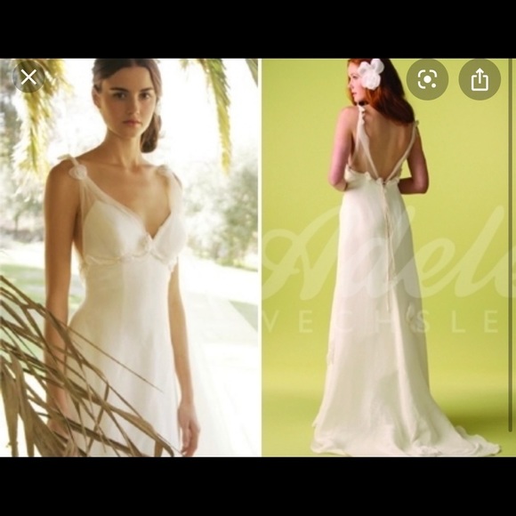 adele wechsler | Dresses | Adele Wechsler Bridal Gown Dress Racquel 4 Silk | Poshmark